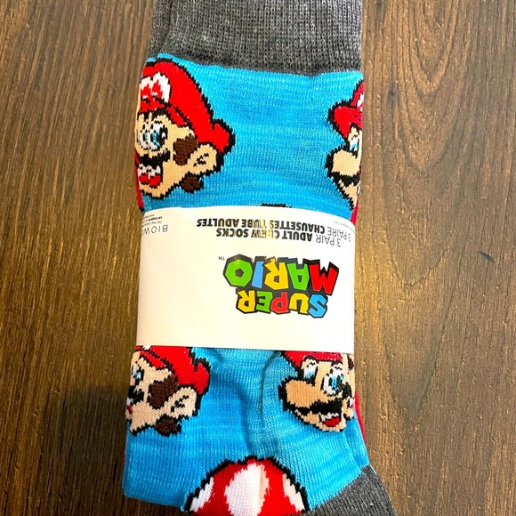 Underwear & Socks | New In Packaging 3 Pair Of Super Mario Socks | Poshmark